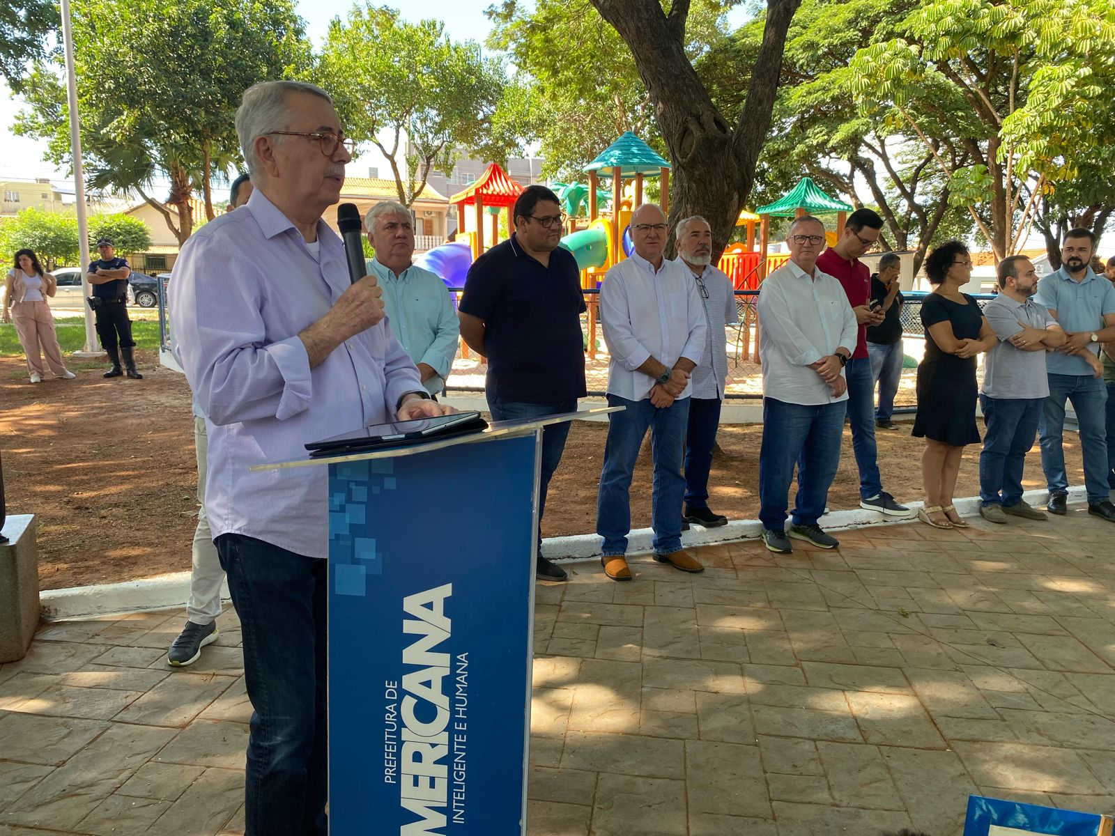 Prefeitura entrega revitalização da praça Natale Pinese, no bairro São ...